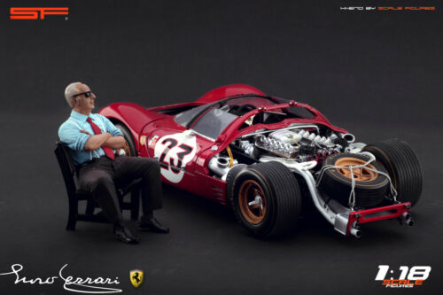 1/18 Enzo Ferrari sitting by SF Scale Figures - Handcrafted