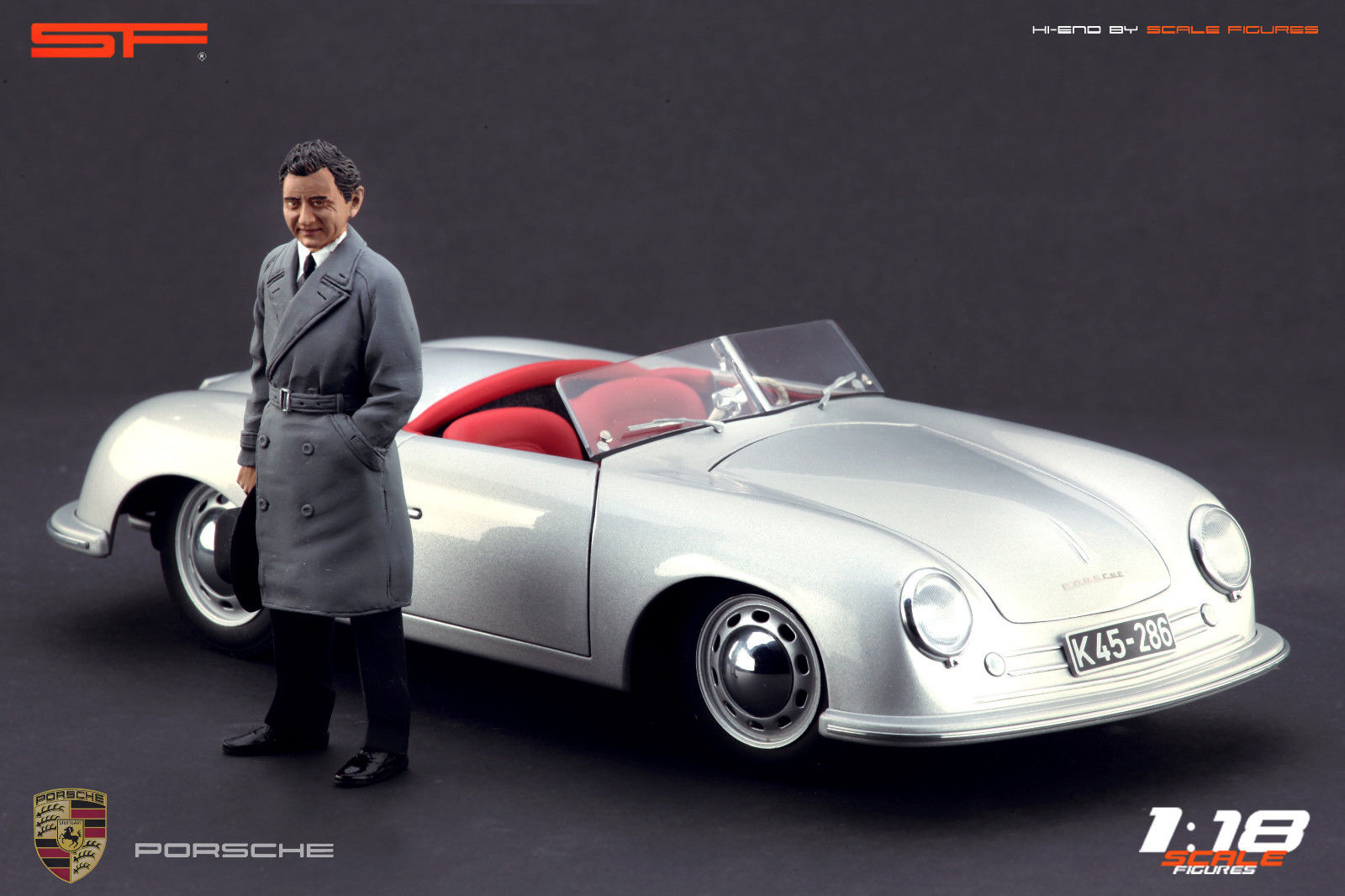 1/18 FERRY PORSCHE von SF Scale Figures - Handarbeit