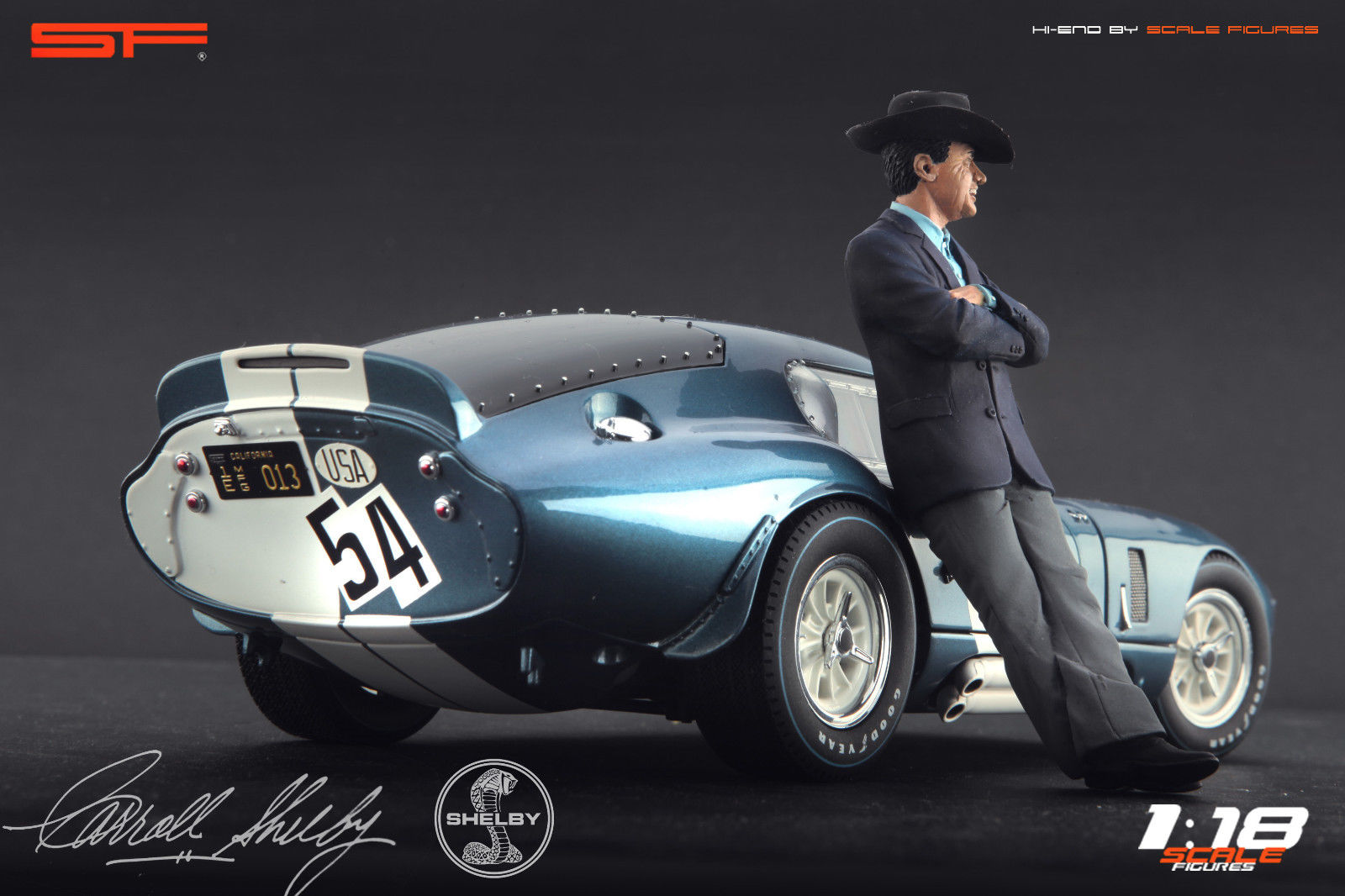 1/18 Caroll Shelby von SF Scale Figures - Handarbeit